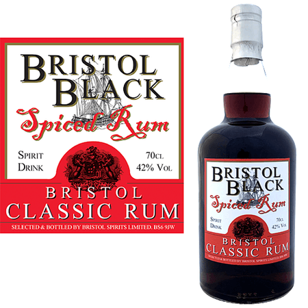 Bristol Black Spiced Rum (Bristol Spirits) (70cl) 42% only £57.00