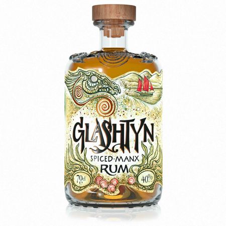 Glashtyn Spiced Manx Rum 70cl (40% ABV) only £37.95