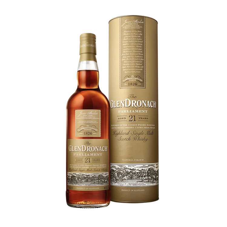 Glendronach 21 Year Old Parliament Single Malt Scotch Whisky (70cl, 48% ...