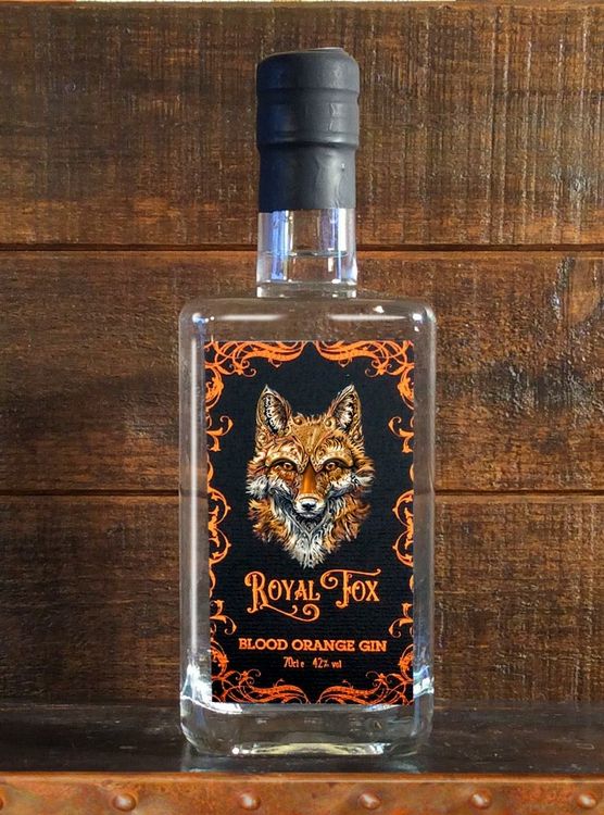Royal Fox Blood Orange Gin 70cl (42% ABV) only £39.90