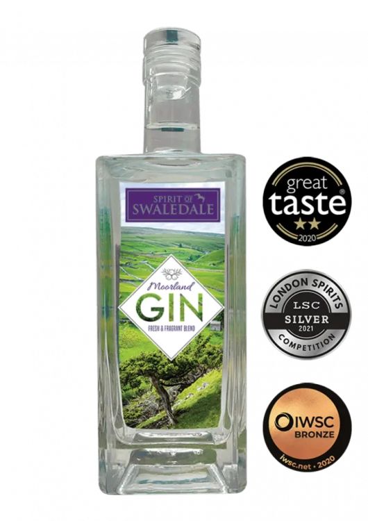 Spirit of Swaledale Moorland Gin 70cl (45% ABV) only £34.40